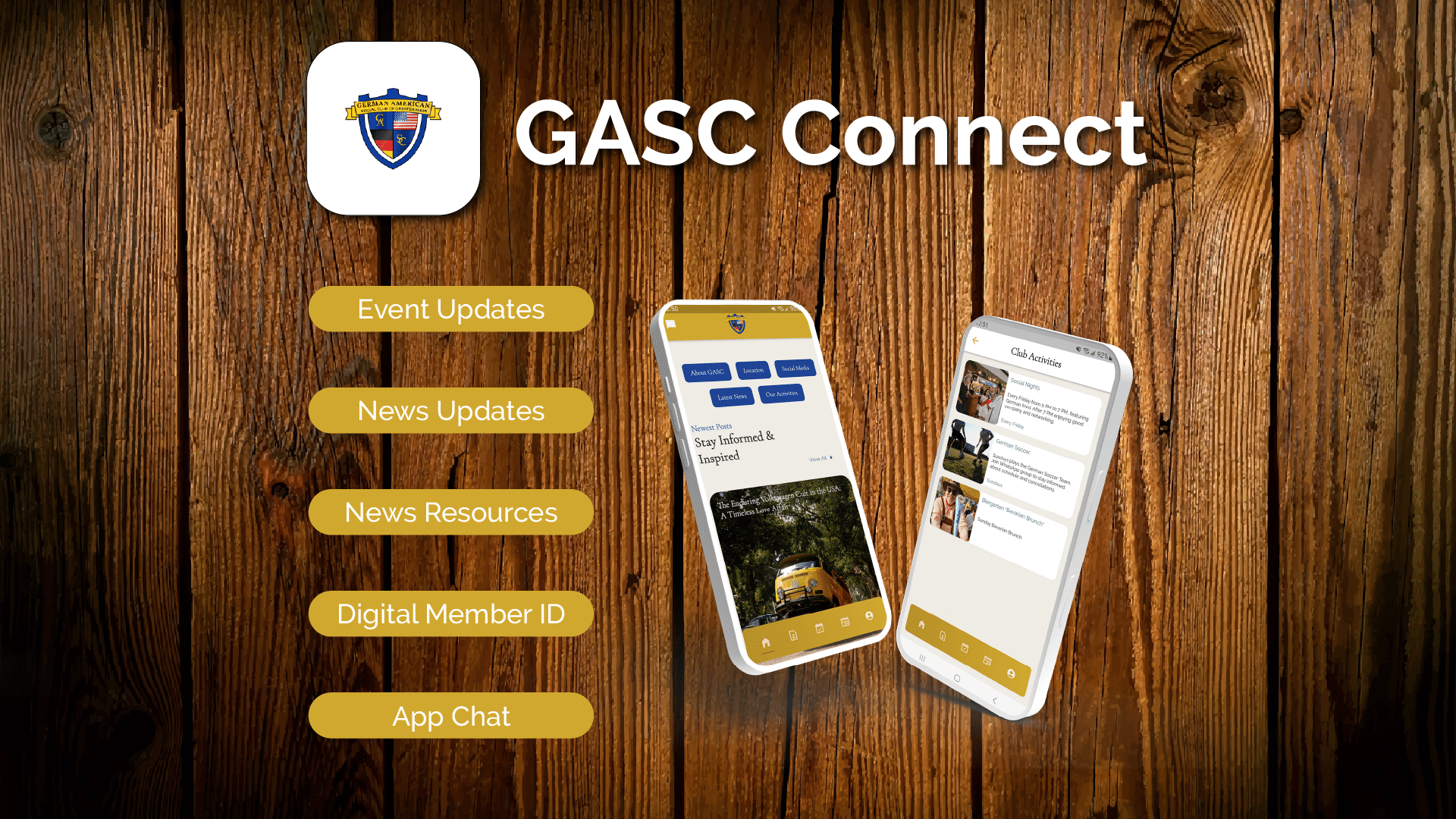 GASC Connect – Your GASC Membership App